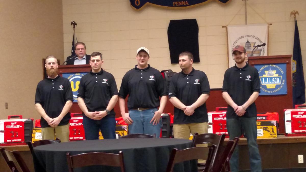 2018 PA Pipe Trades Apprentice Contest – Local Union 354